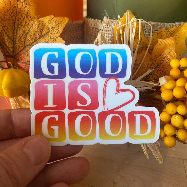 God is Good Sticker Vinyl Sticker Religious Faith Based Sticker Prayer ...