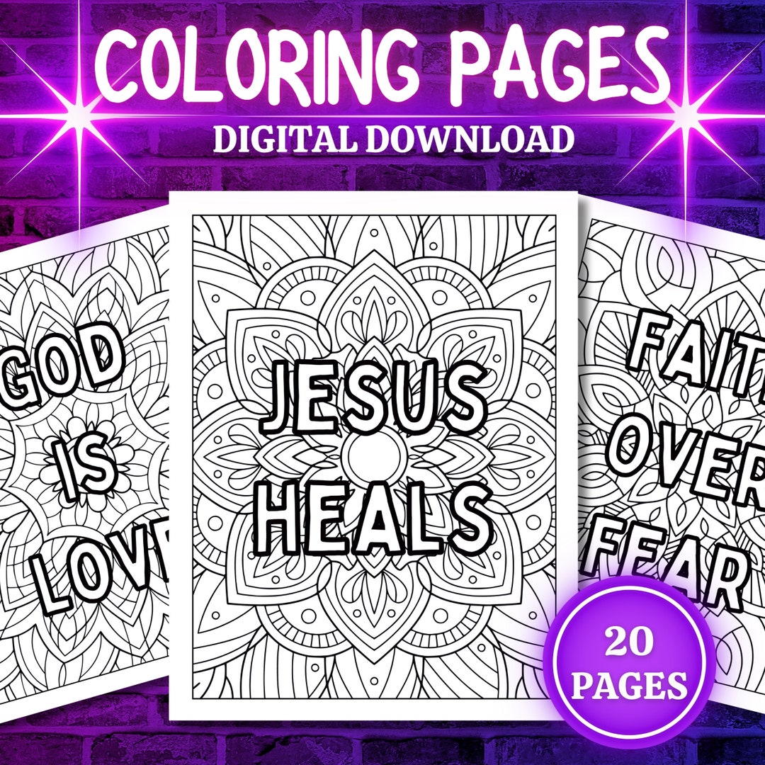 Inspirational Bible Verse Printable Coloring Pages Motivational ...