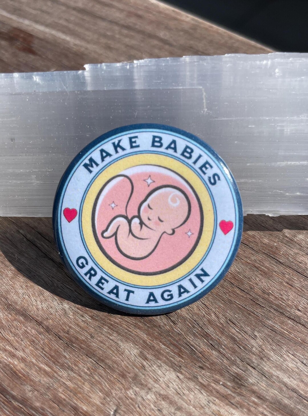 Pro-life Pin Back Button 1.5” United for Life Activism, Sanctity of ...