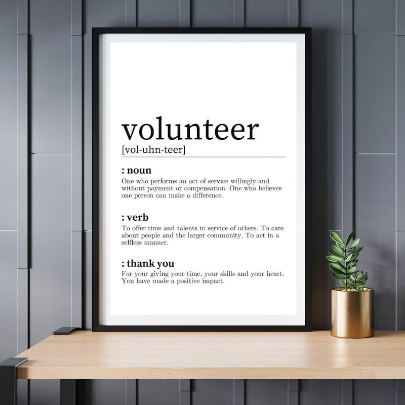 Volunteers Poster - Etsy UK