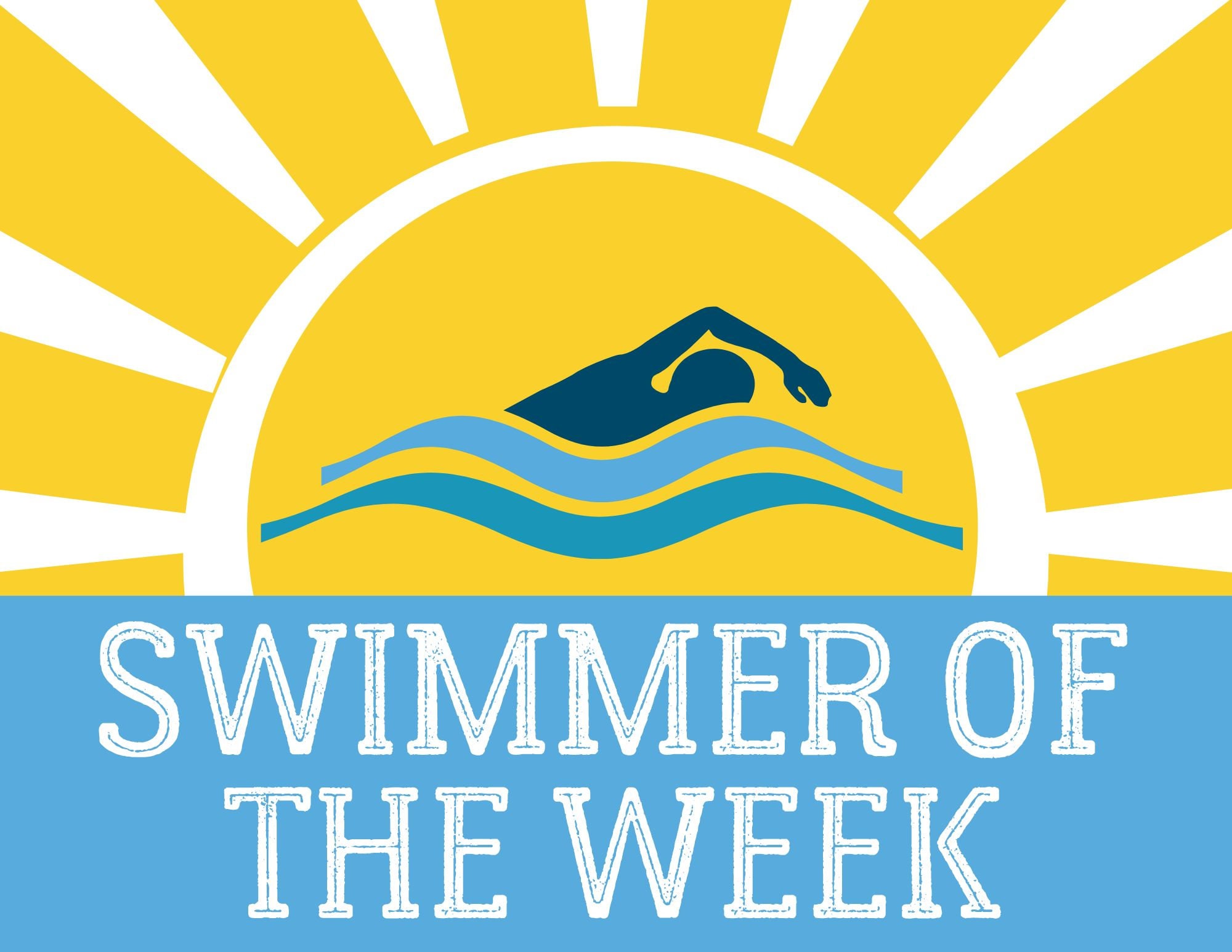 SWIMMER of the Week: Use This Download as an Award or Photo Op Sign for ...