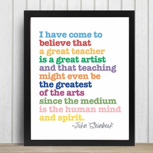 TEACHER Printable: Digital Download Thank You Gift for Teachers. Great ...