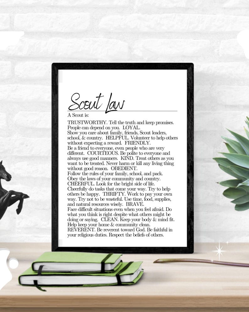 SCOUT DEFINITION SERIES: Digital Download of Three 8x10 Prints; Scout ...