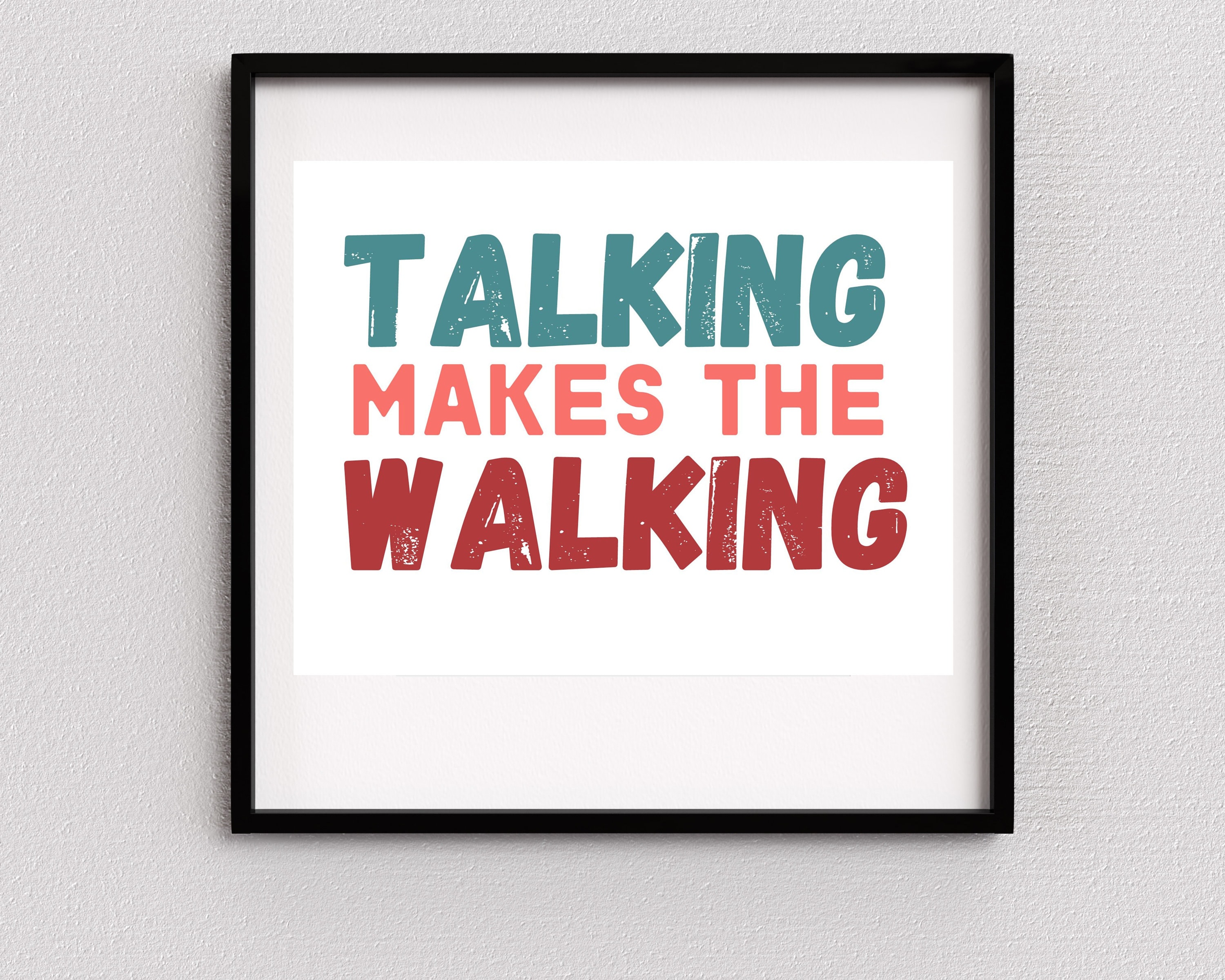 KID WORD ART Talking Makes the Walking: Digital Download of This Fun ...
