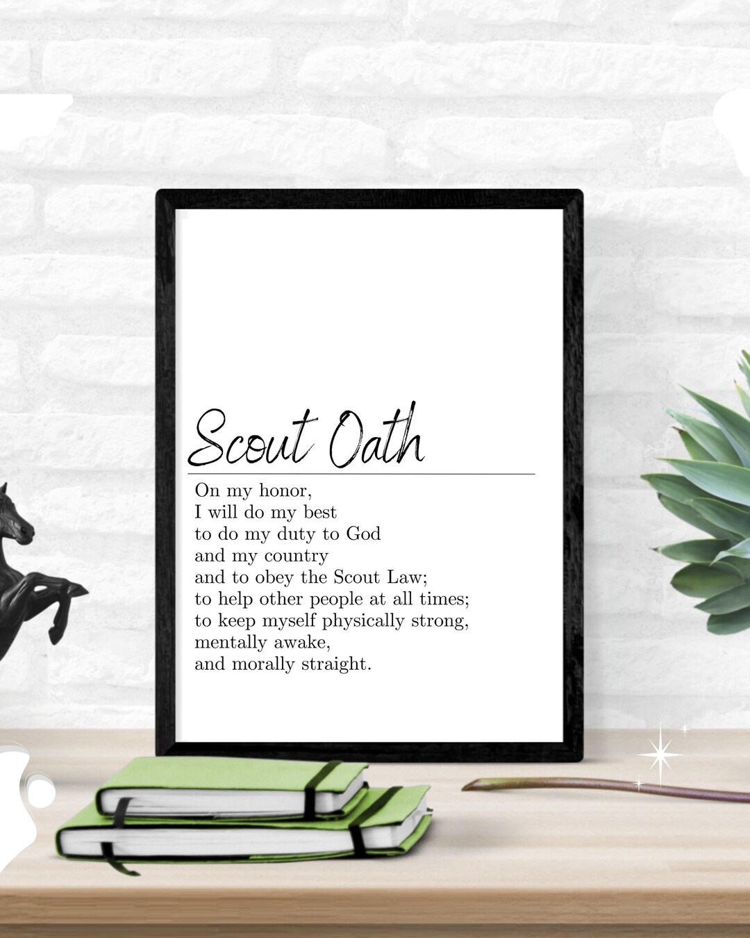 SCOUT DEFINITION SERIES: Digital Download of Three 8x10 Prints; Scout ...