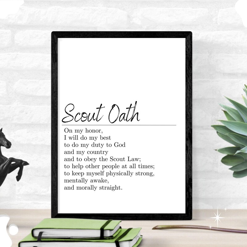 Boy Scout Wall Art - Etsy