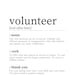 DEFINITION Volunteer Print: Thank You Print and Gift for Volunteers ...