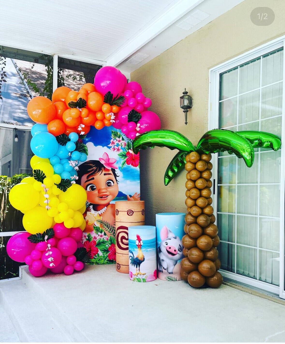 Moana Backdrop Cover Set - Etsy