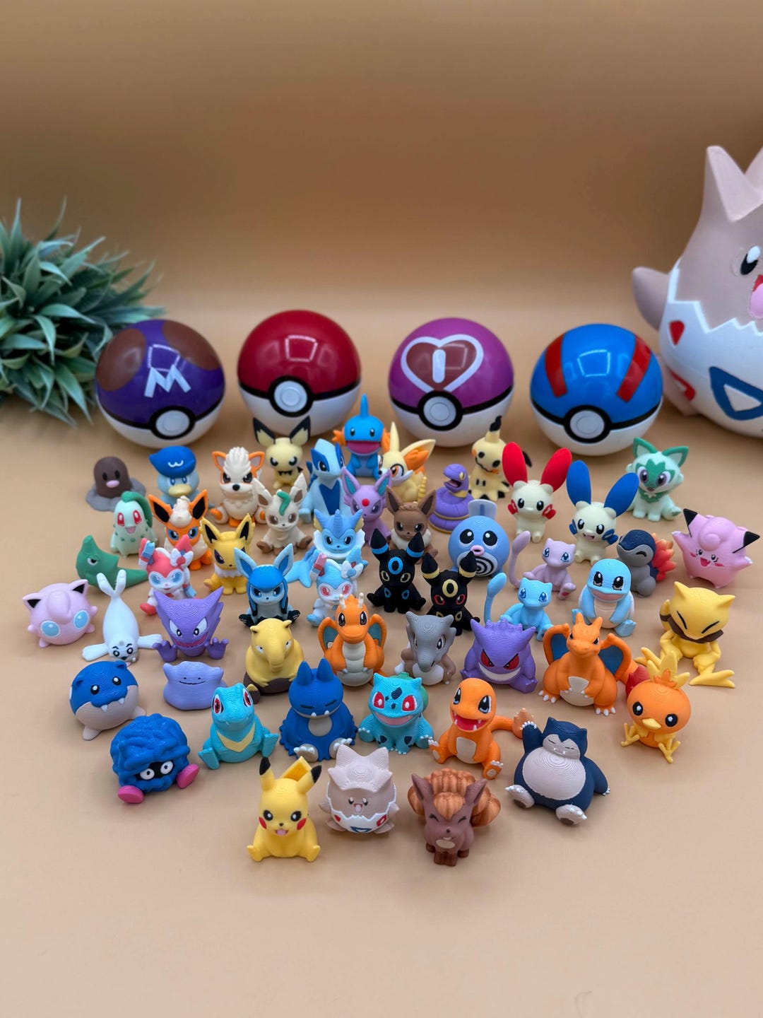 3D Printed Pokémon Fan Art Toys Build Your Own Bundle, Pokémon Inspired ...