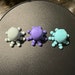 3D Printed Baby Octopus Fidget Toy Bundle, Cute 3D Print Sensory Aid ...