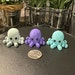 3D Printed Baby Octopus Fidget Toy Bundle, Cute 3D Print Sensory Aid ...