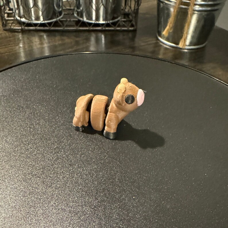 3D Printed Miniature Cows Articulated Flexible Fidget Toy / 3D Print ...