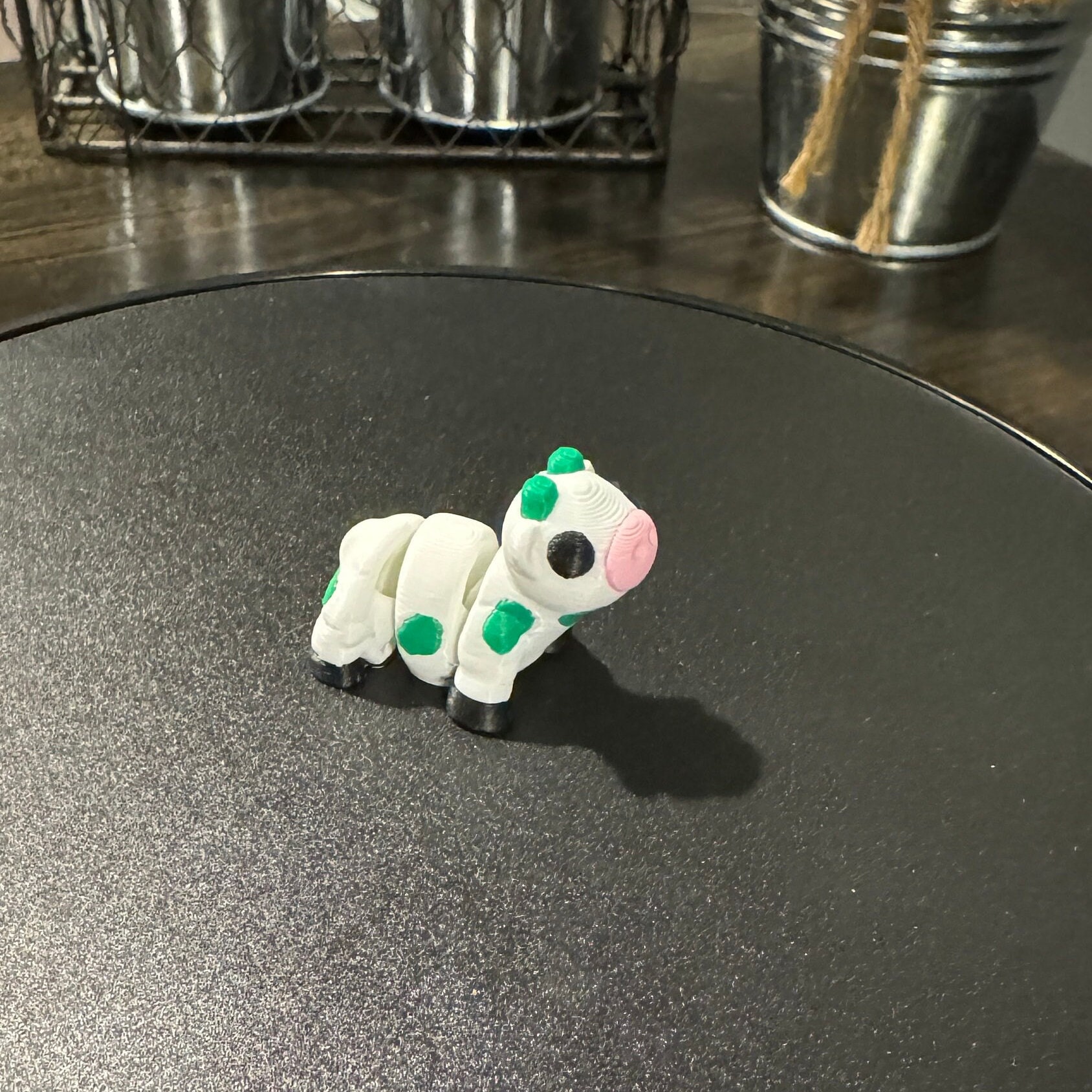 3D Printed Miniature Cows Articulated Flexible Fidget Toy / 3D Print ...