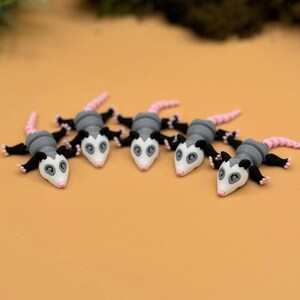 3D Printed Opossum Fidget, Sensory Toys, Cute Possum 3D Print Gift ...