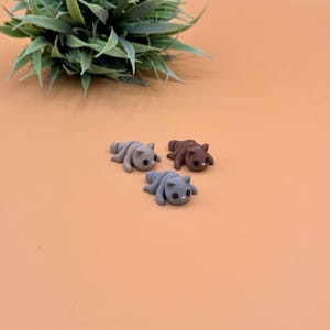 3D Printed Cat Fidget Toy, Cute 3D Print Mini Kitten Sensory Aid, Tiny ...