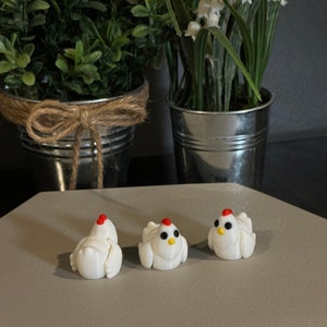 3D Printed Chicken Fidget Toy, Cute 3D Print Mini Chicks, Sensory Toy ...