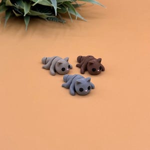 3D Printed Cat Fidget Toy, Cute 3D Print Mini Kitten Sensory Aid, Tiny ...