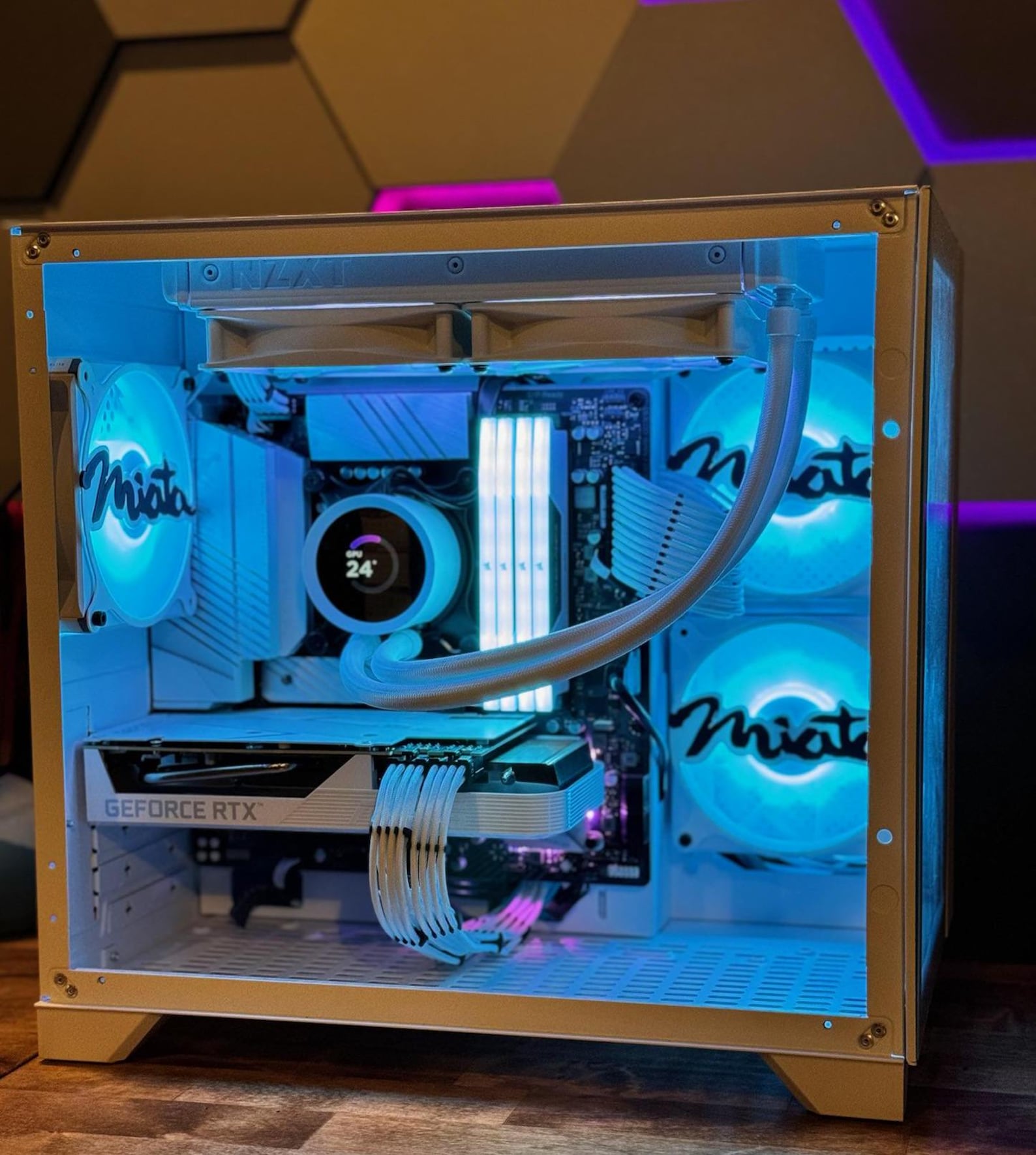 Mazda Miata Gaming Computer Fan Cover, Miata PC Shroud Grill Cover ...