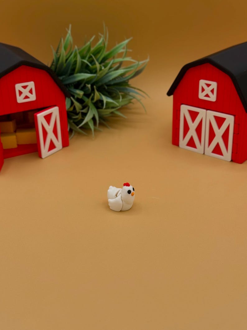 3D Printed Chicken Fidget Toy, Cute 3D Print Mini Chicks, Sensory Toy ...