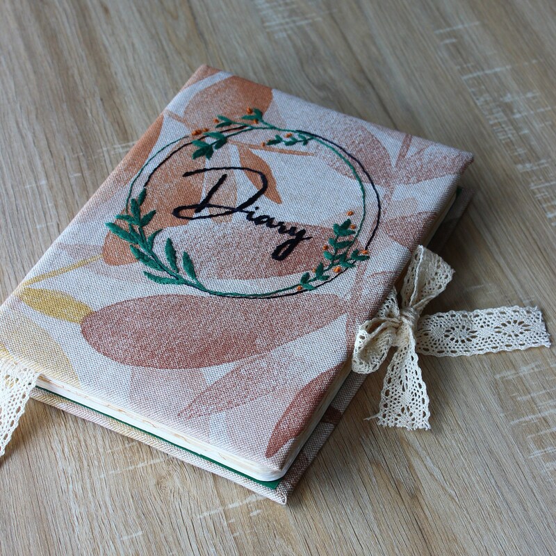 Embroidered Notebook - Etsy