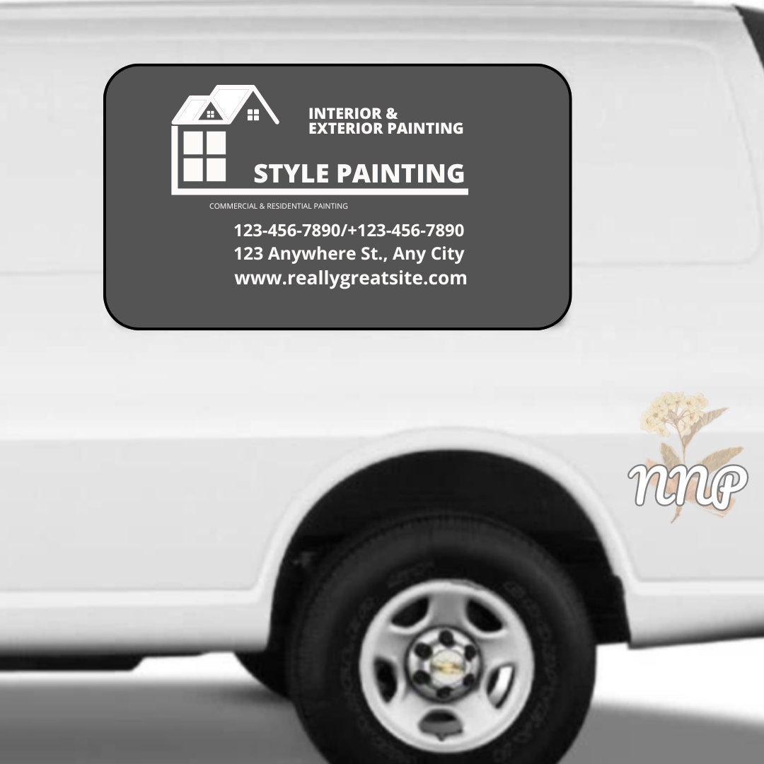 Car Magnets 2 Pre Order Custom Design Business Advertisement ...