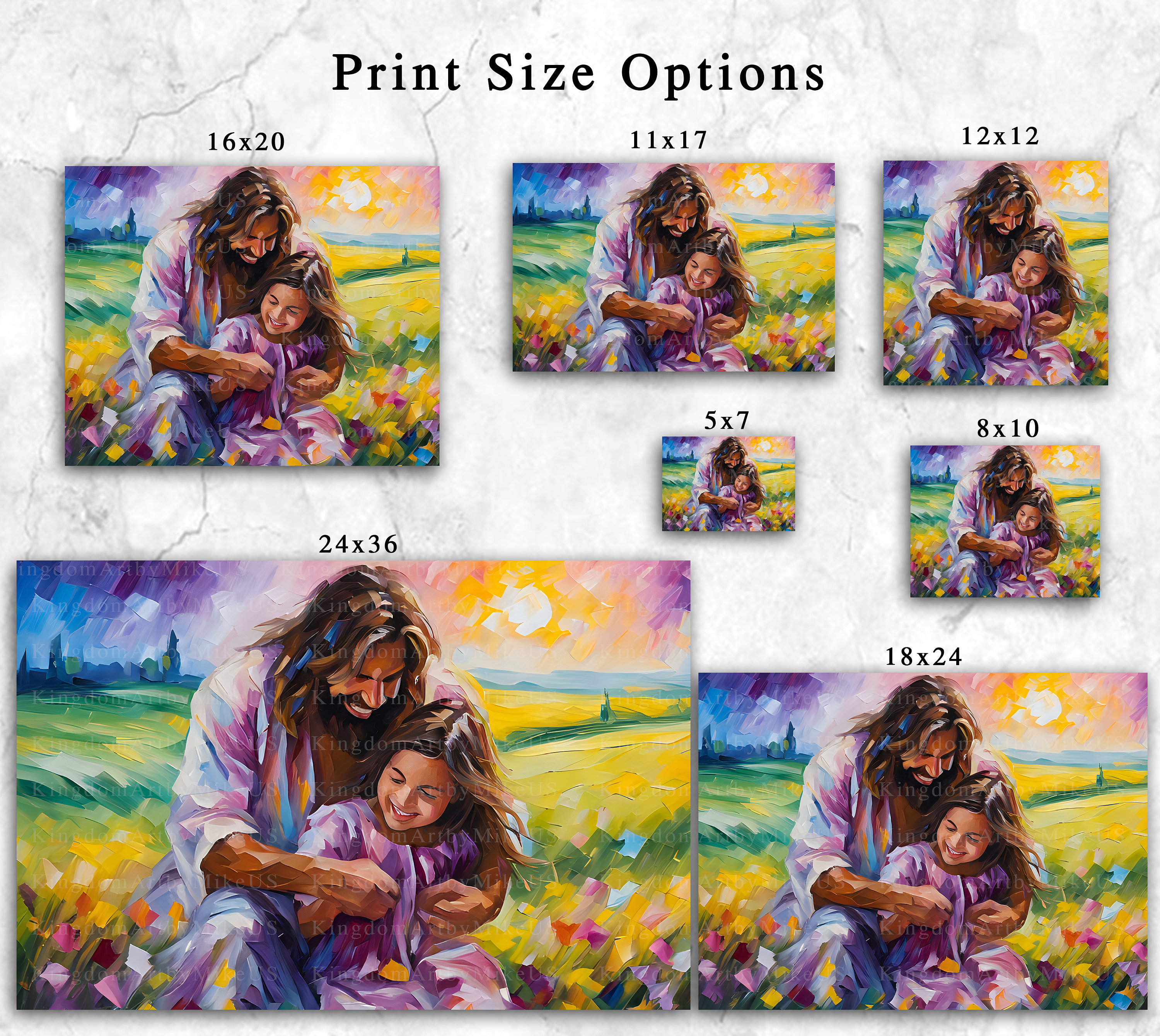Jesus' Hugs - Christian Art Print | Joyful Jesus, Sunday School, Church ...