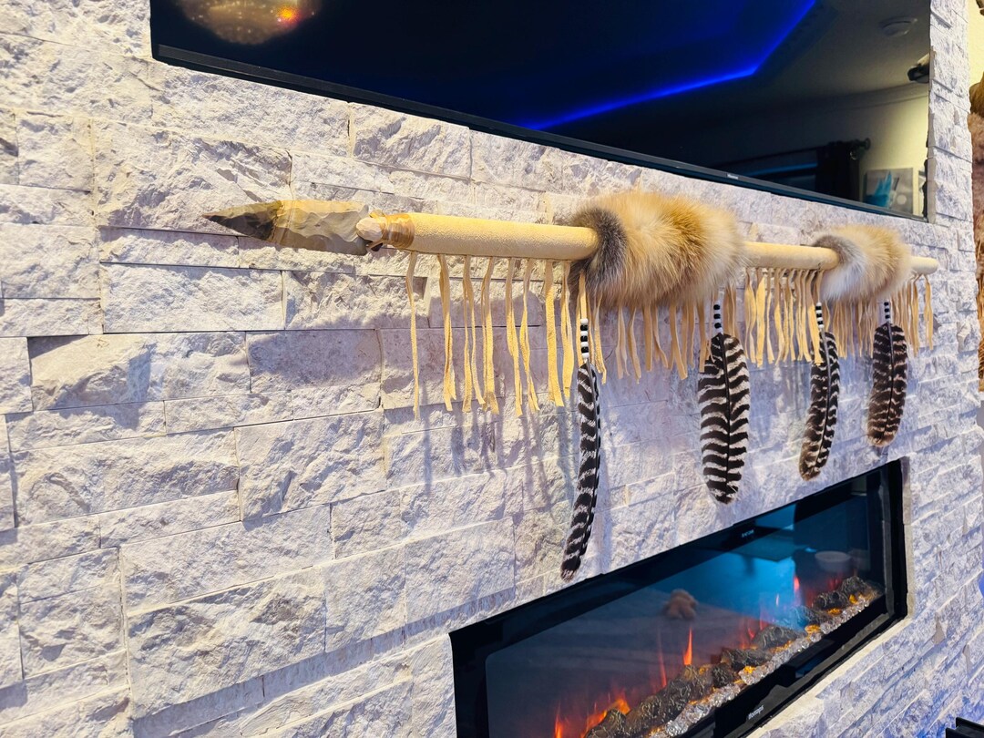 A Tribal Native American Indian Fox Spear Made by Enrolled Member of ...
