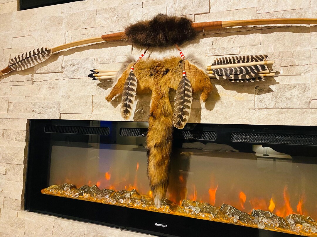 A Powerful Native American Indian Bow and Arrow Set Made by Enrolled ...