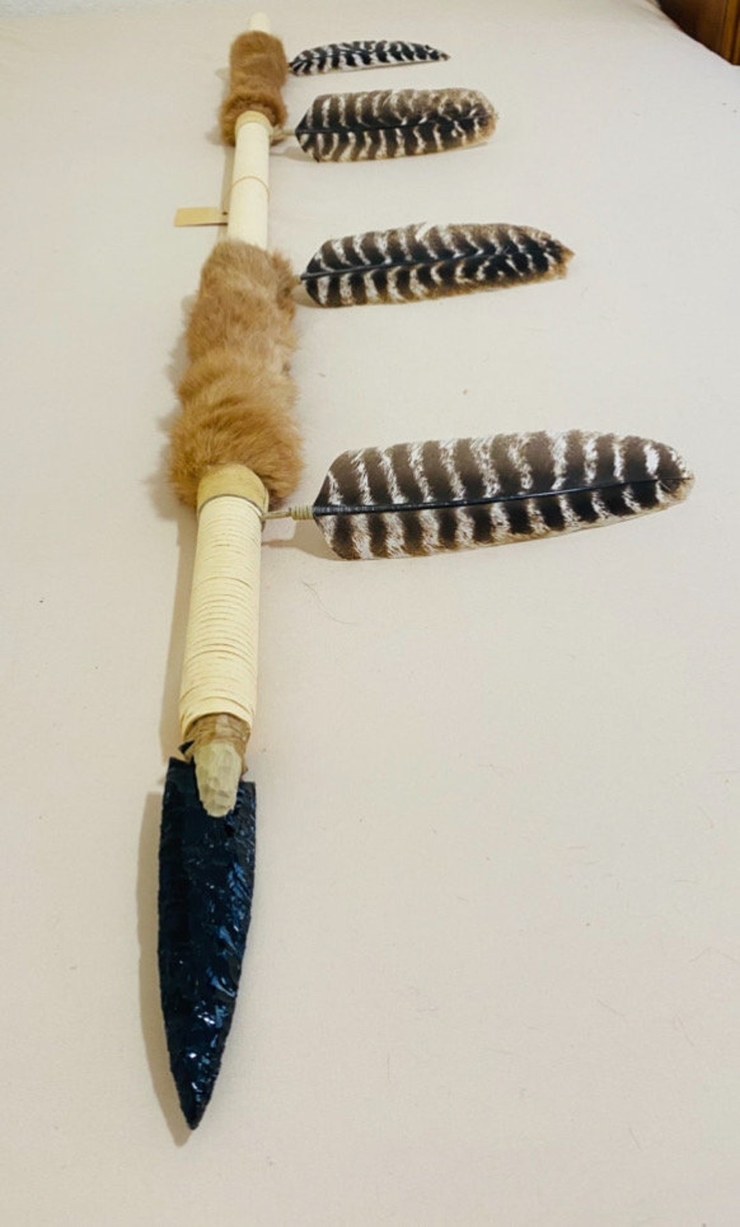 A Tribal Rabbit Spear Made by Enrolled Member of the Cherokee Tribe 63 ...