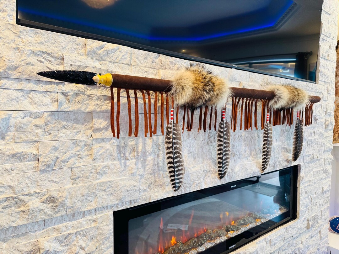 A Tribal Native American Indian Coyote Spear Made by Enrolled Member of ...
