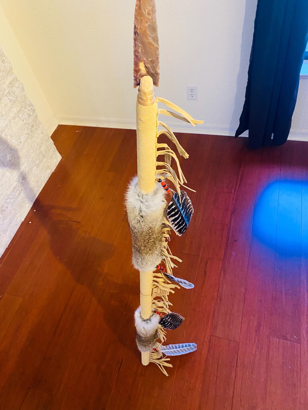 A Tribal Native American Indian Spear Made by Enrolled Member of the ...