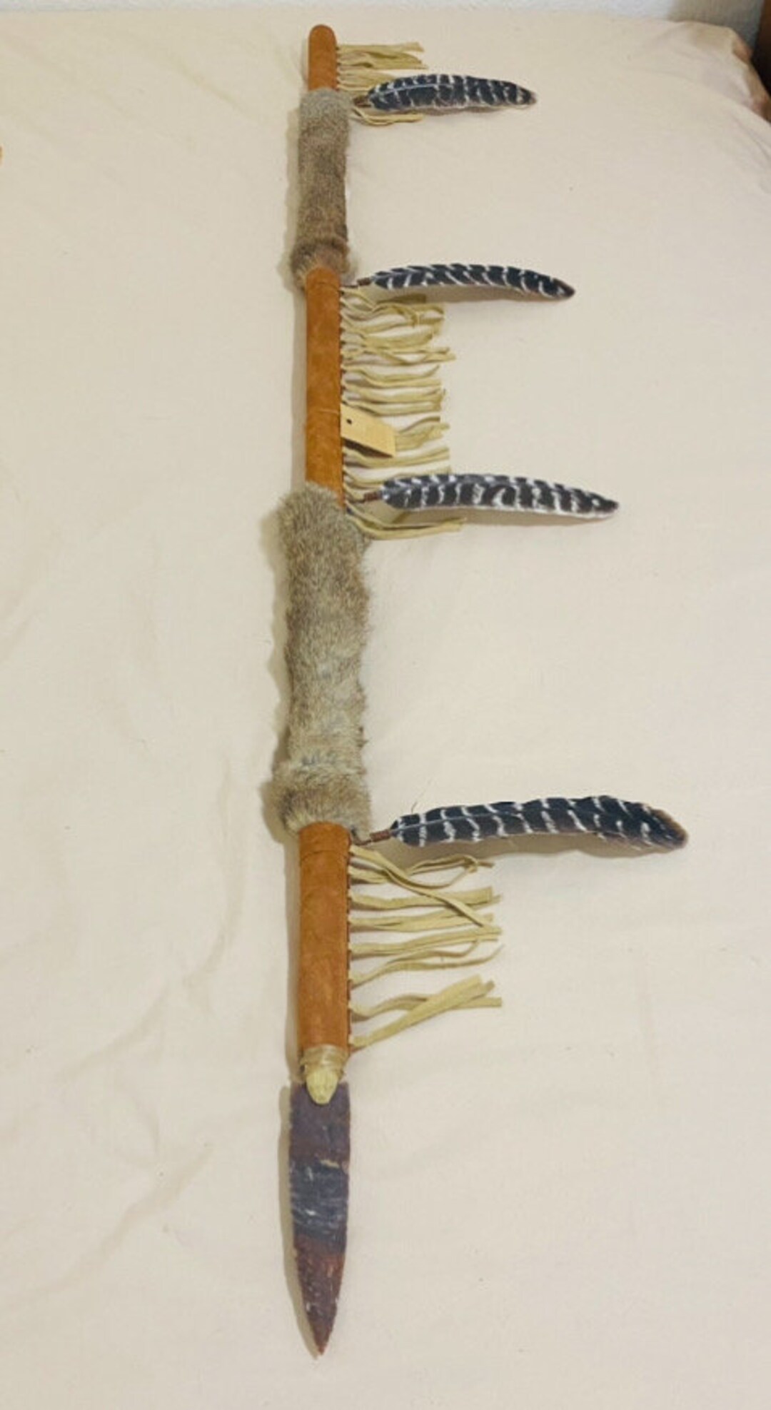 A Tribal Rabbit Spear Made by Enrolled Member of the Cherokee Tribe 64 ...