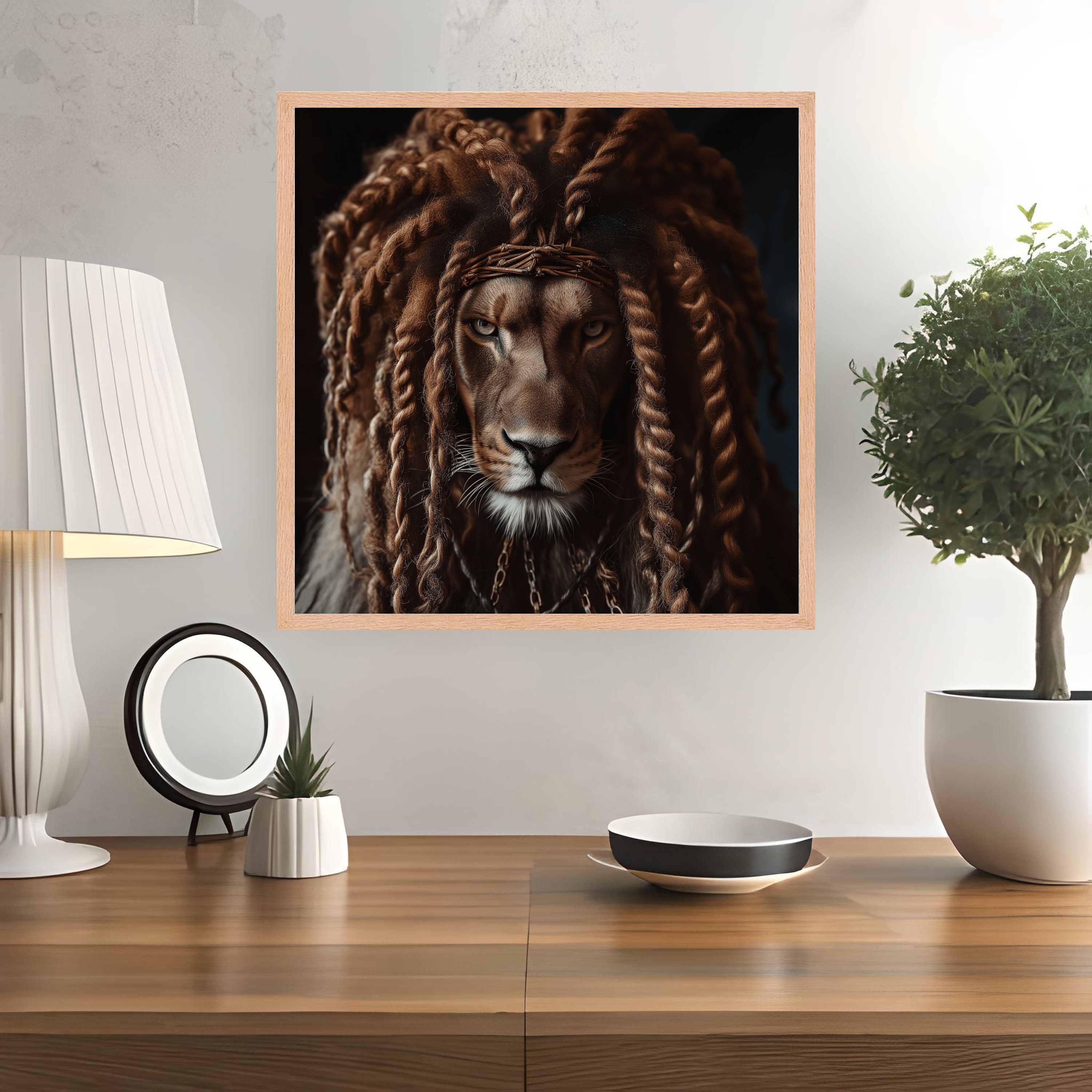 Lion Poster - Lion Wall Art - Lion Wall Decor - Lion Art - Lion Print ...