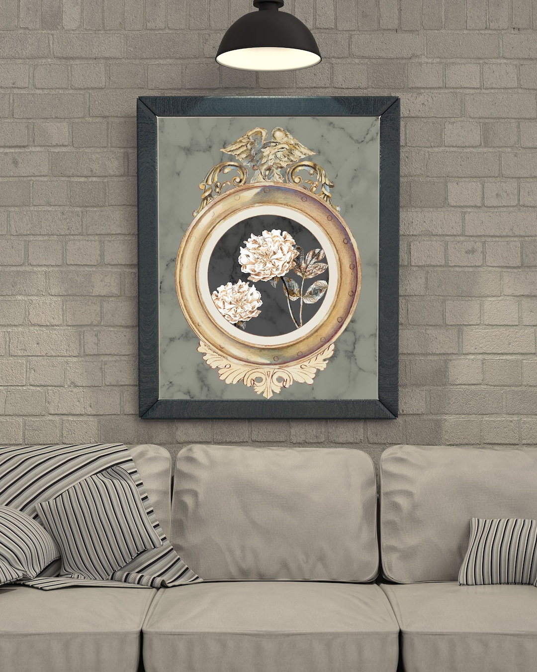 Digital Art Vintage Frame - Etsy