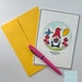 Happy Birthday Gnomie Birthday Card Birthday Card 5x7 Birthday Card ...