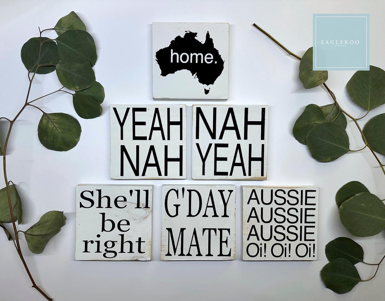 Hand Painted Rustic Wood Sign | Australian Sayings, Aussie Decor (5in ...