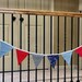 Red and Blue Patriotic Fabric Bunting | 4th of July Decor, 126 Inches ...