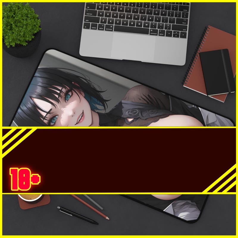 Anime Mouse Pad Girl Etsy
