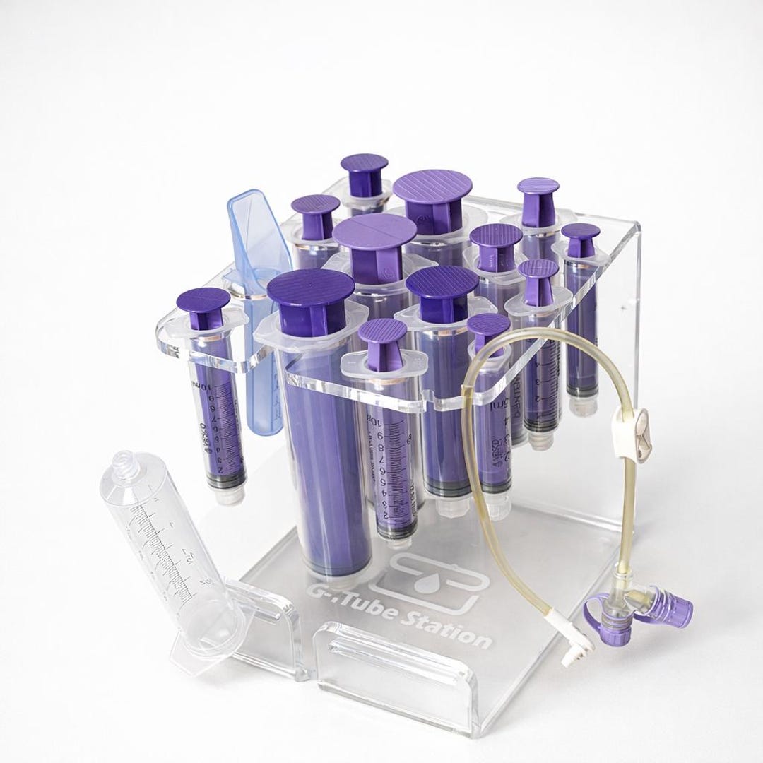 Enfit Syringe Organizer | All Sizes 1ml–60ml | G-tube Feeding Wall ...