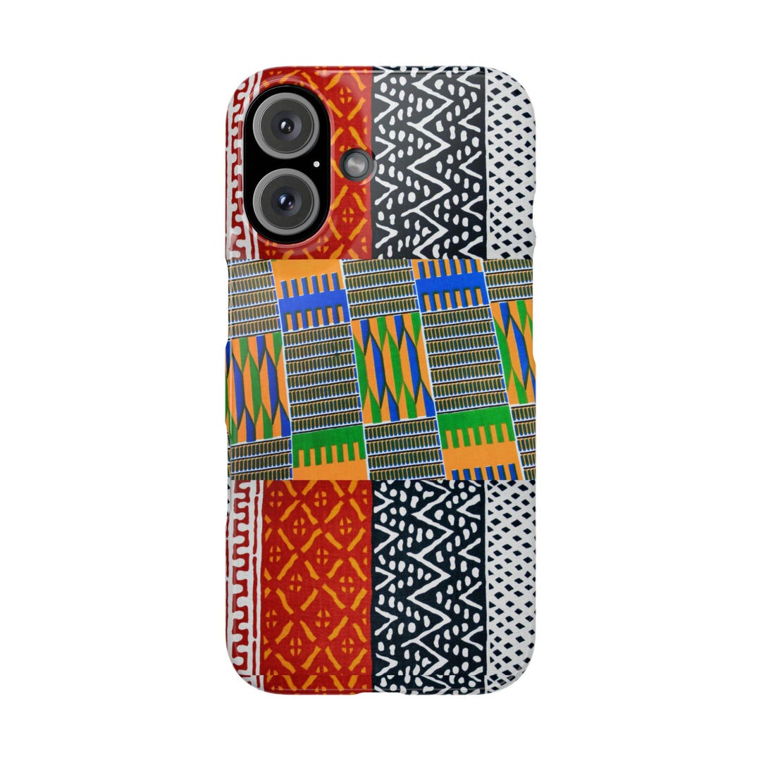 African Print Snap Cases, Glossy Phone Case for iPhone Samsung Galaxy ...