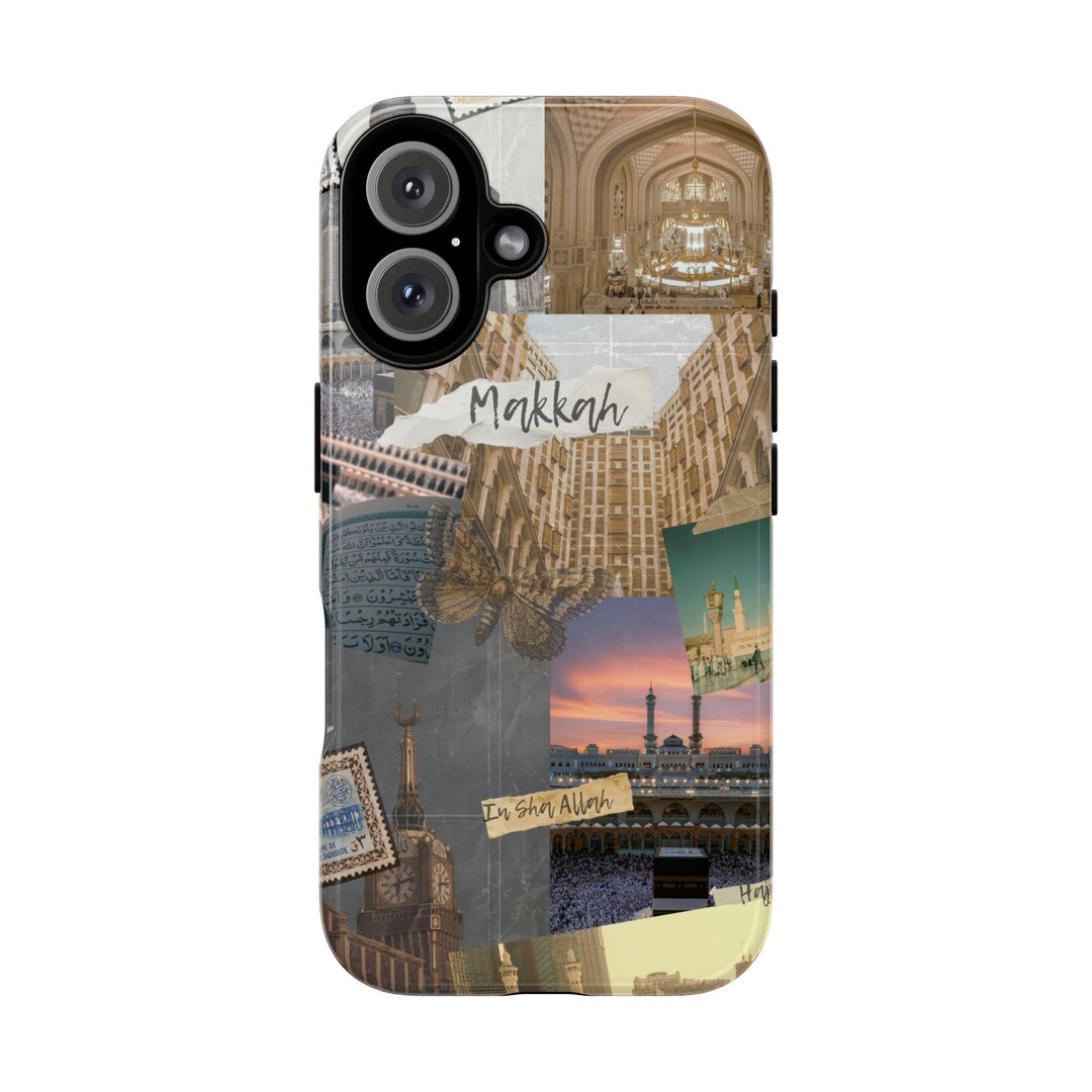 Islamic Makkah Mecca Collage Scrapbook Phone Case, Wishlist, Umrah Hajj ...