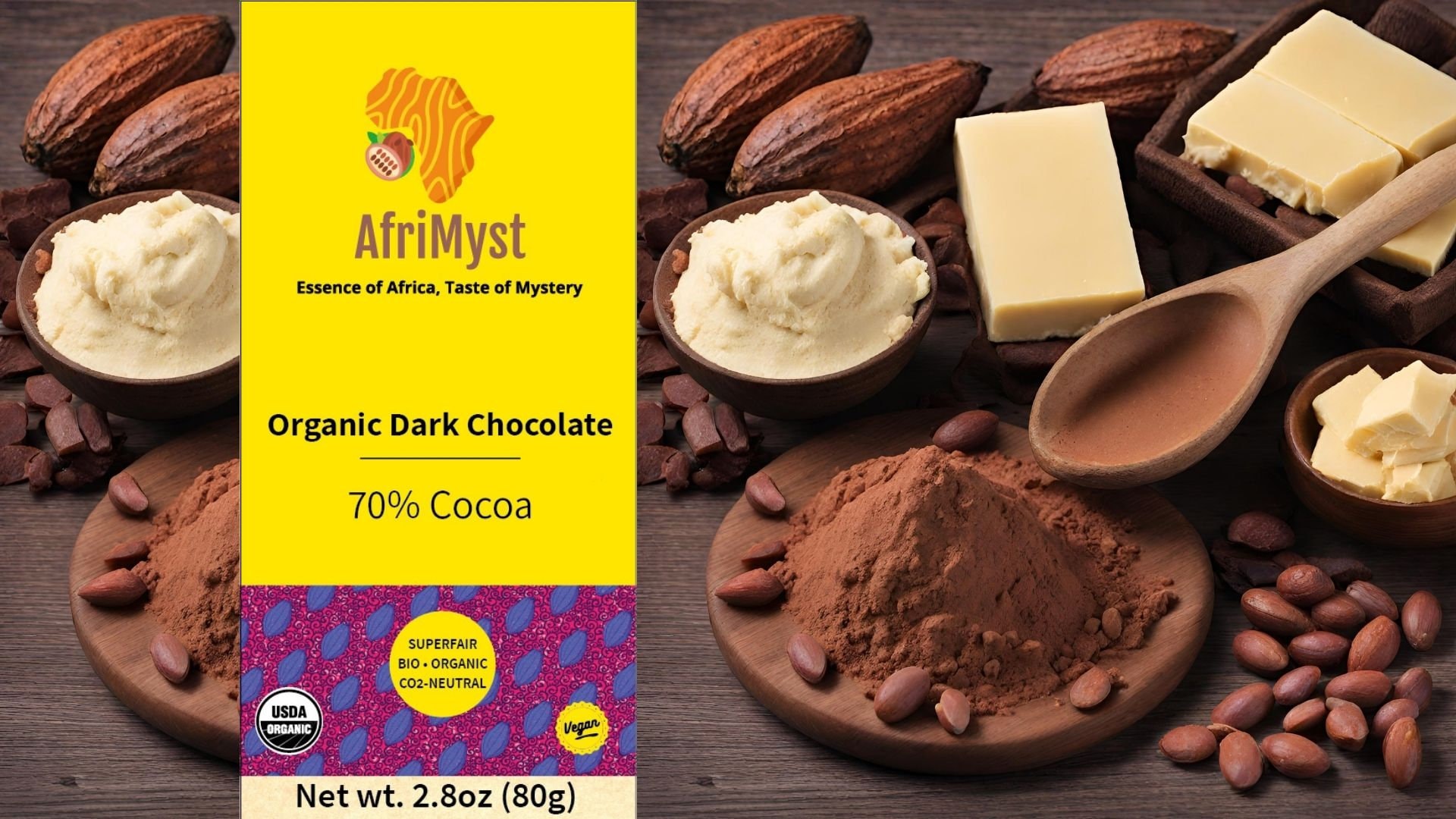 3 Bars | Vegan Chocolate With 70% Organic Ghana Cocoa | Fairtrade | CO2 ...