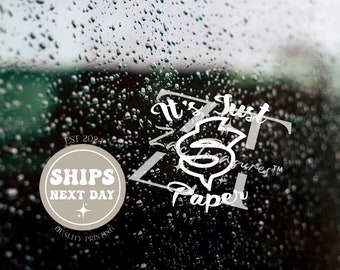 Its Just Paper Decal - Etsy