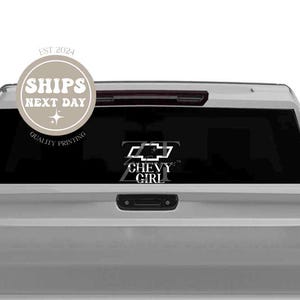 Chevy Girl Decal / Chevy Truck Decal - Etsy
