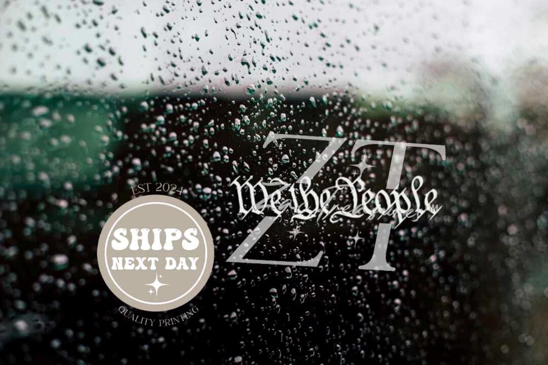 We the People Decal - Etsy