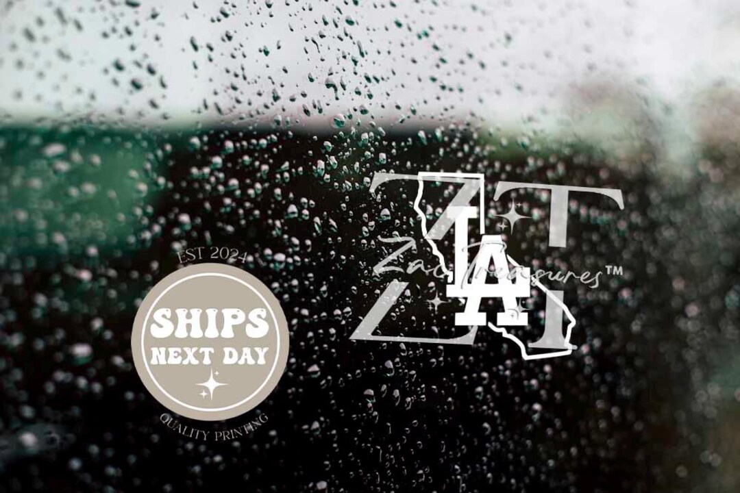 LA California Decal - Etsy