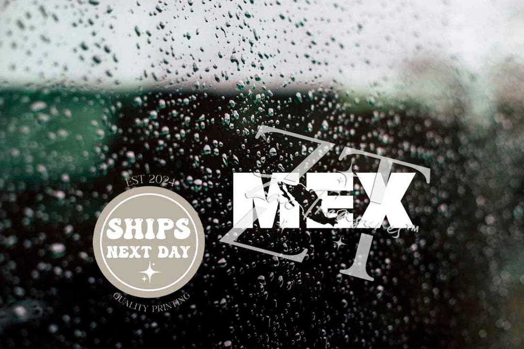 Mex Decal / Mex Mexico Decal / Mexico State Map Decal / Mapa Del Estado ...