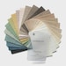 Linen Fabric Samples for Custom Curtains, 24-color Drapery Booklet ...