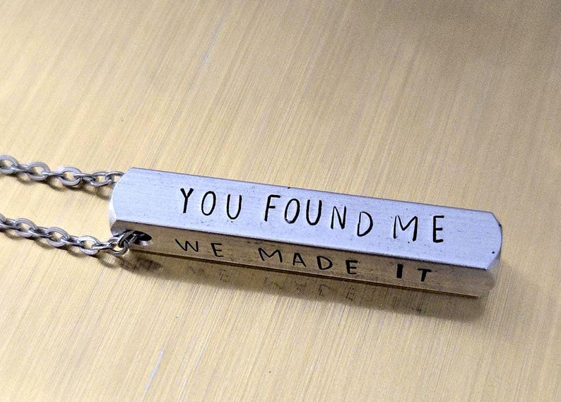 Twenty One Pilots Breach Drag Path Lyrics Hand Stamped Aluminum Bar ...