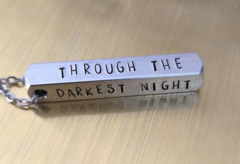 Twenty One Pilots Breach Drag Path Lyrics Hand Stamped Aluminum Bar ...